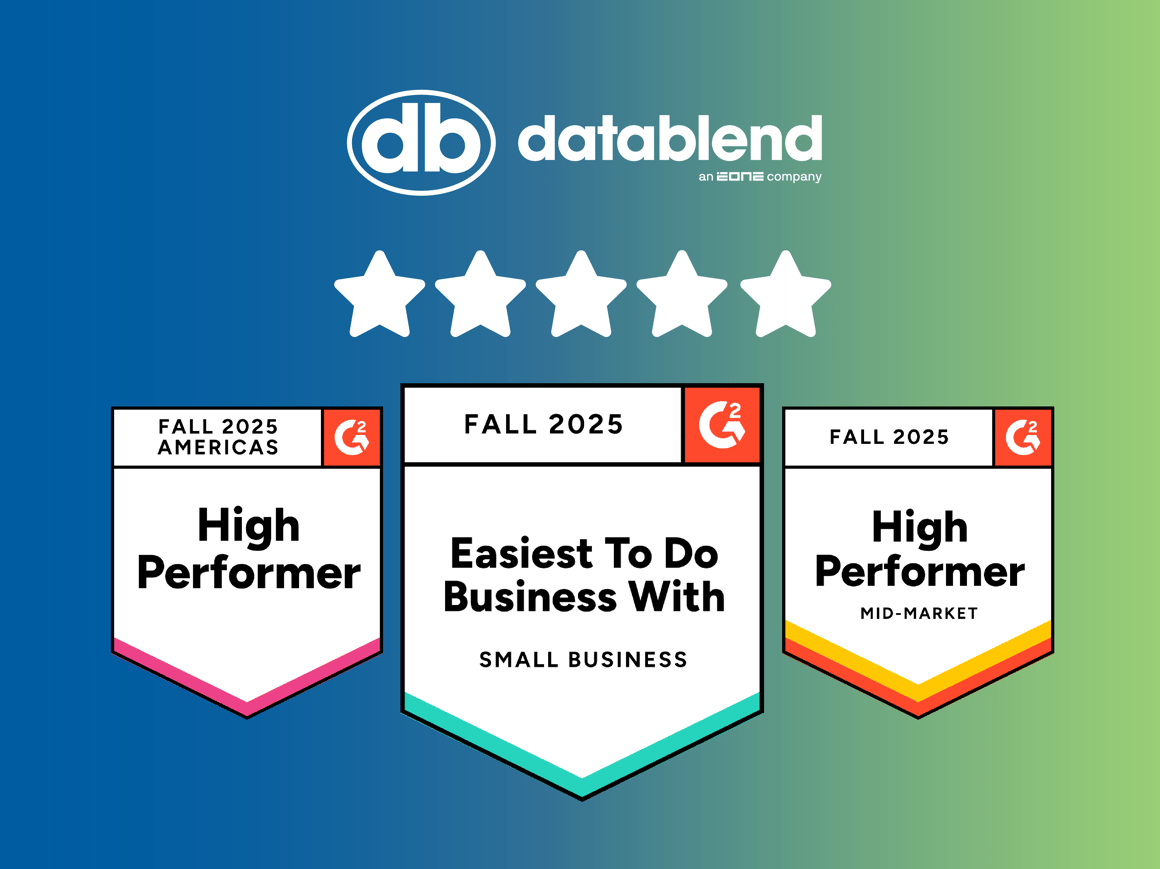 DataBlend Listed on 26 Fall 2025 G2 Reports